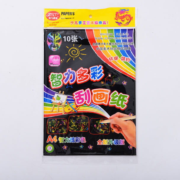 Rainbow Scratch Paper – TheMedleybox